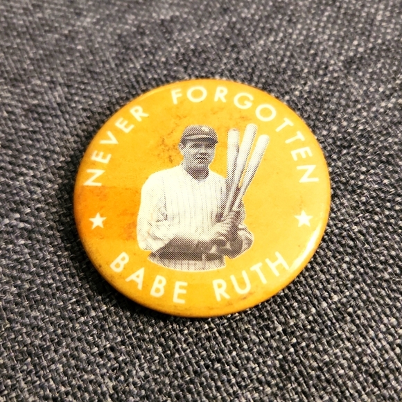 Toys | Babe Ruth Never Forgotten Pin | Poshmark